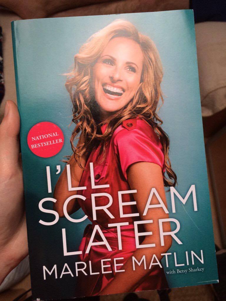 Book review: ‘I’ll Scream Later’ – Marlee Matlin | Deafie Blogger